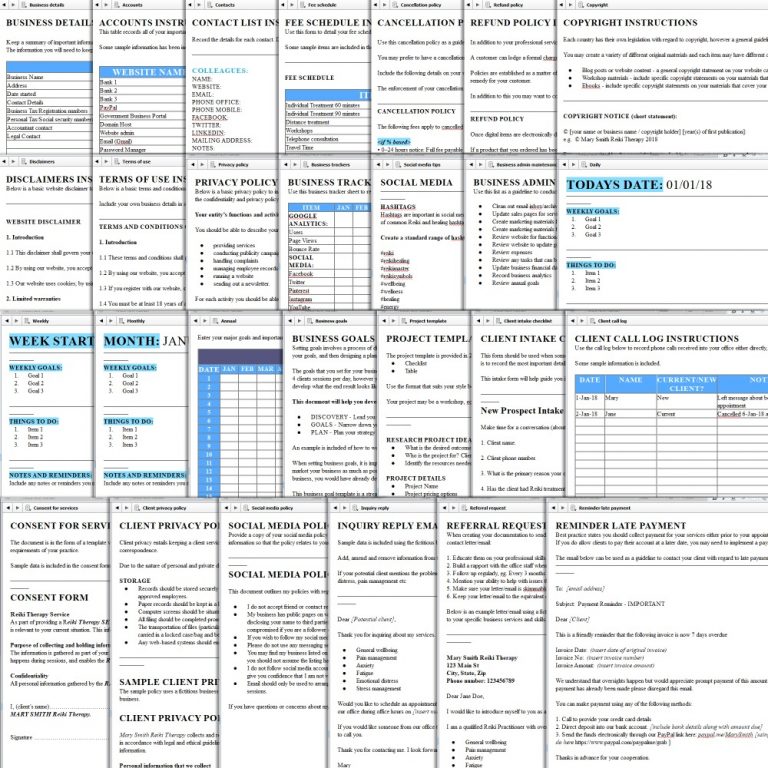 10 Planning Tools for Your Reiki Practice (FREE DOWNLOAD)