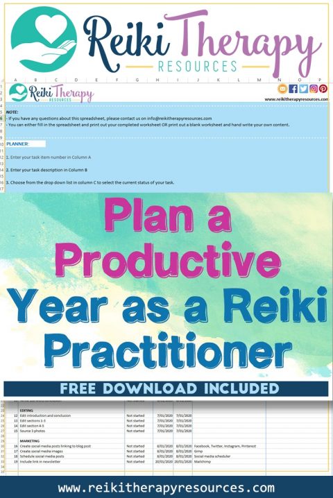 Plan A Productive Year as a Reiki Practitioner - Reiki Therapy Resources