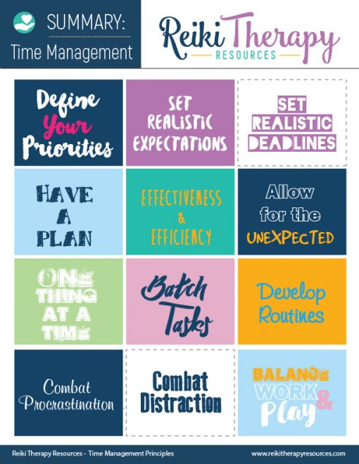 Productivity - Reiki Therapy Resources